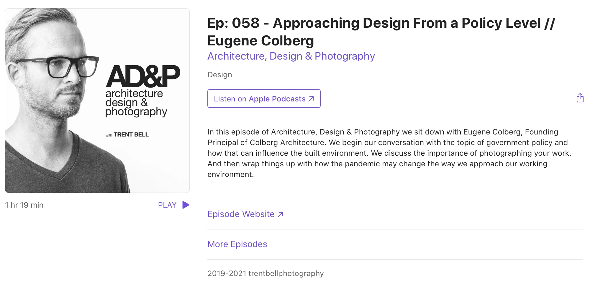 Trent Bell and Eugene Colberg Discuss the Relevance of Photography for ...